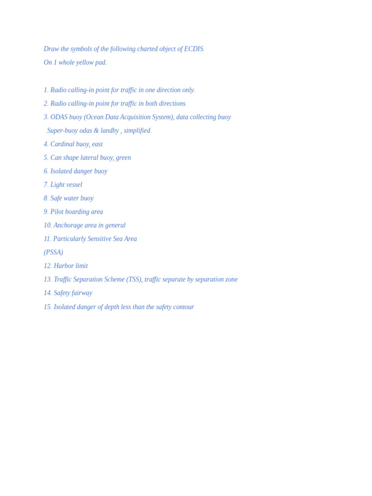 Drawing Assigment Charted Object | PDF