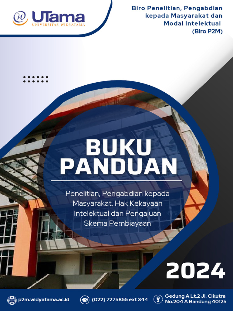 Buku Panduan Penelitian PkM HKI Dan Skema Pembiayaan Edisi 2024 | PDF