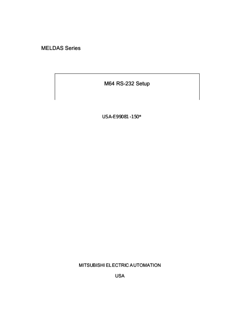 m64 Rs 232 Setup | PDF | Parameter (Computer Programming) | Computer ...