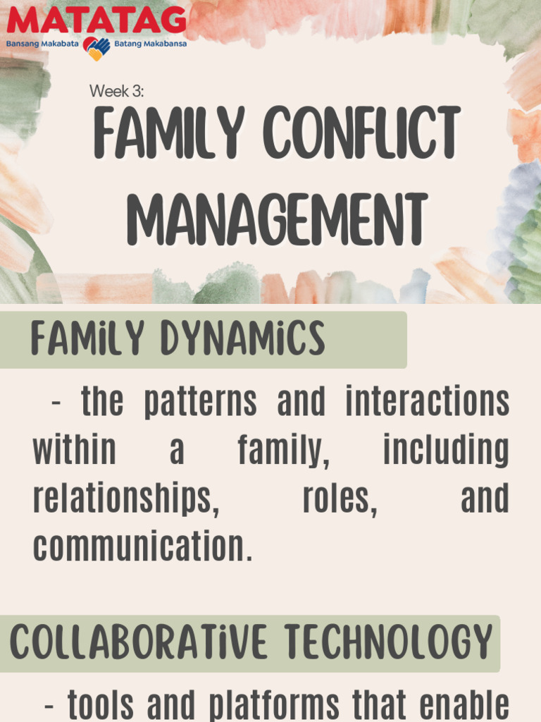 Family Conflict Management | PDF