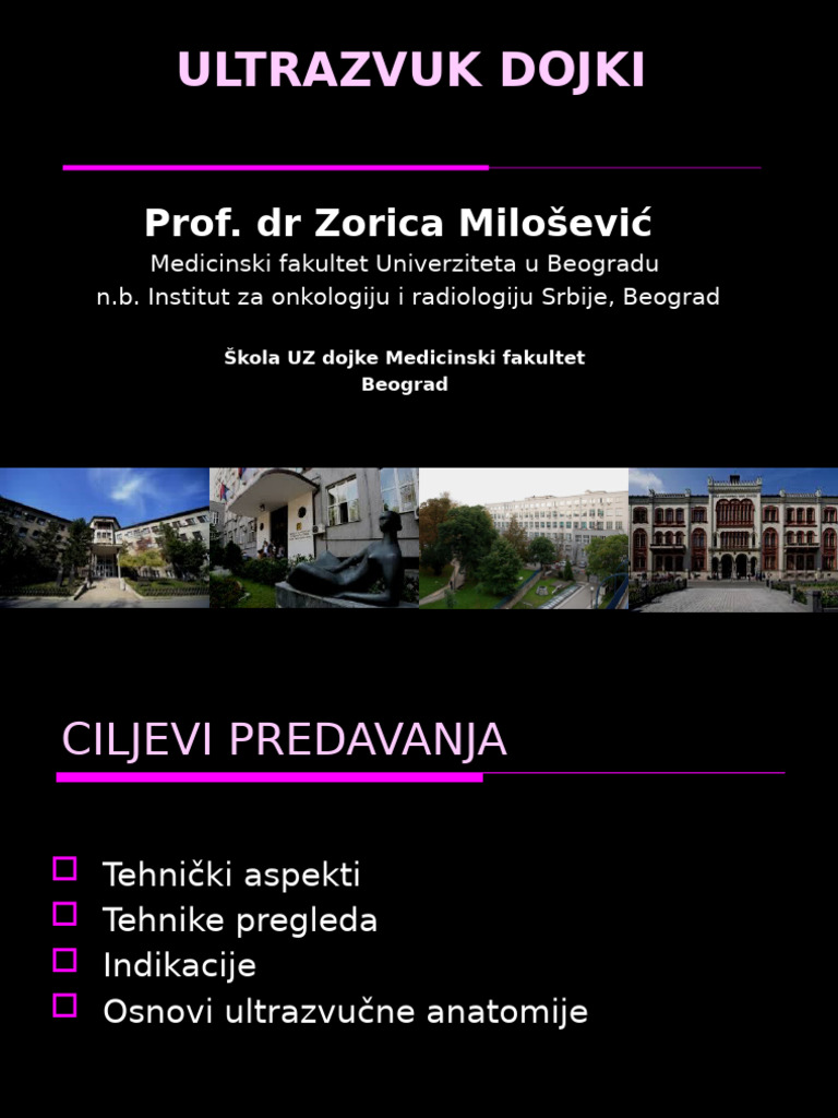 Milosevic Z. Uz Dojki - Anatomija.indikacije | PDF