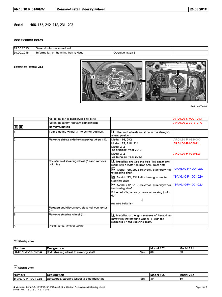 Install Steering Wheel | PDF | Steering | Car Body Styles