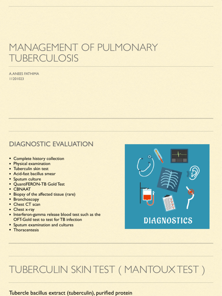 TB management | PDF | Tuberculosis | Clinical Medicine