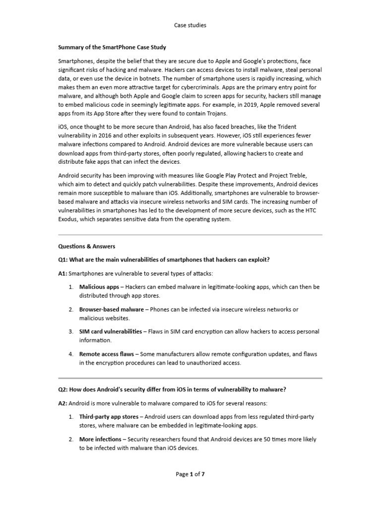 Case Studies | PDF | Malware | Security