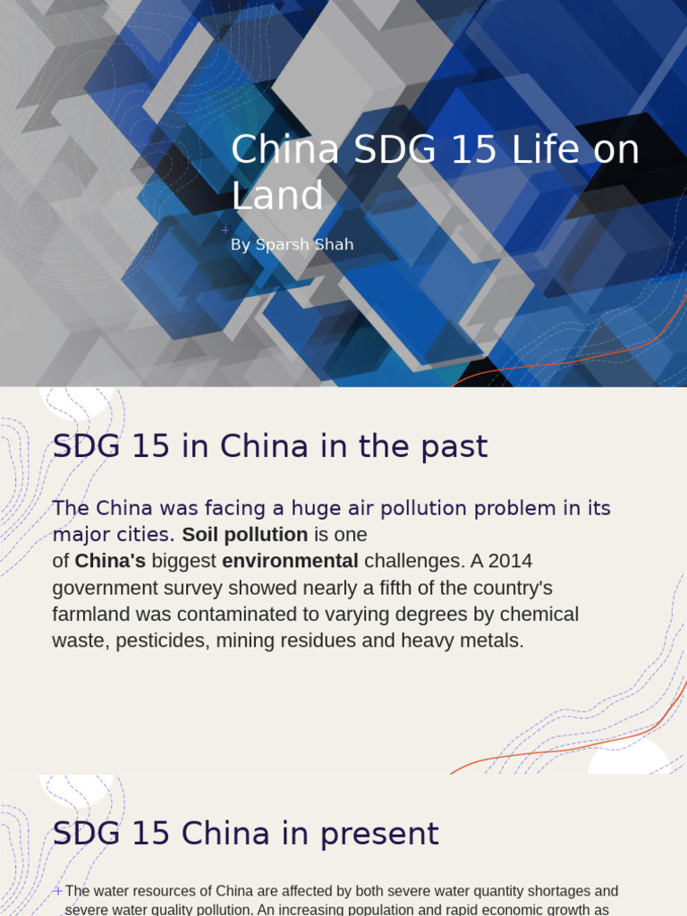 China-SDG 15 Life On Land | PDF