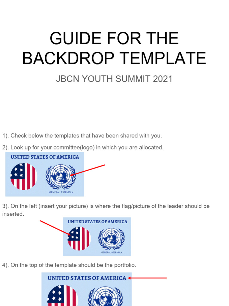Step-By-Step Guide To The Creation of The Backdrop | PDF