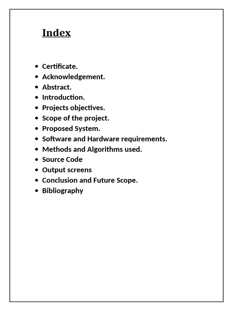 Project Report: System Development | PDF