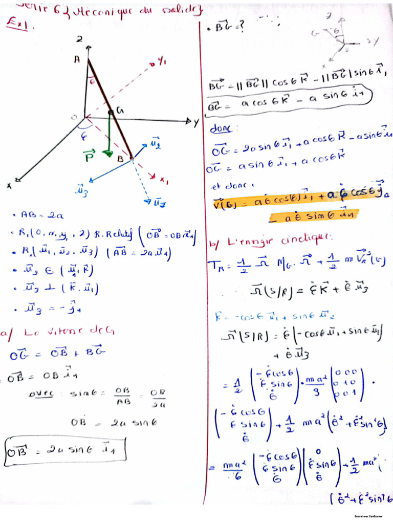 td 6 mecanique de solide | PDF
