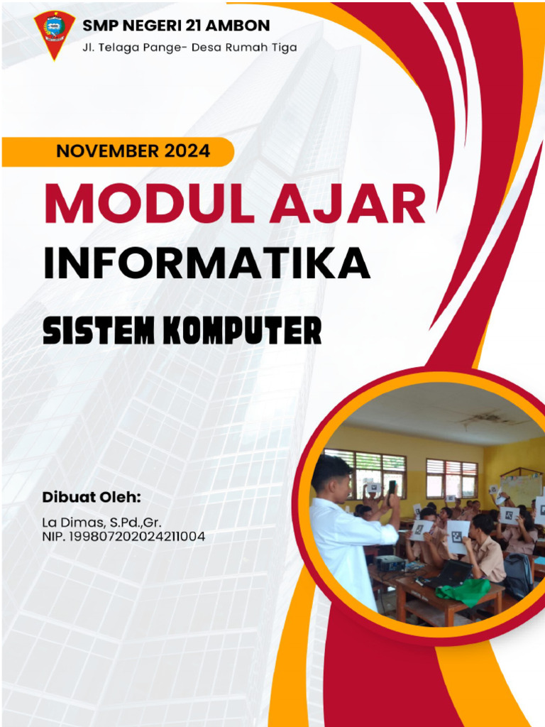 MODUL AJAR INFORMATIKA Kelas 7 Hardware | PDF