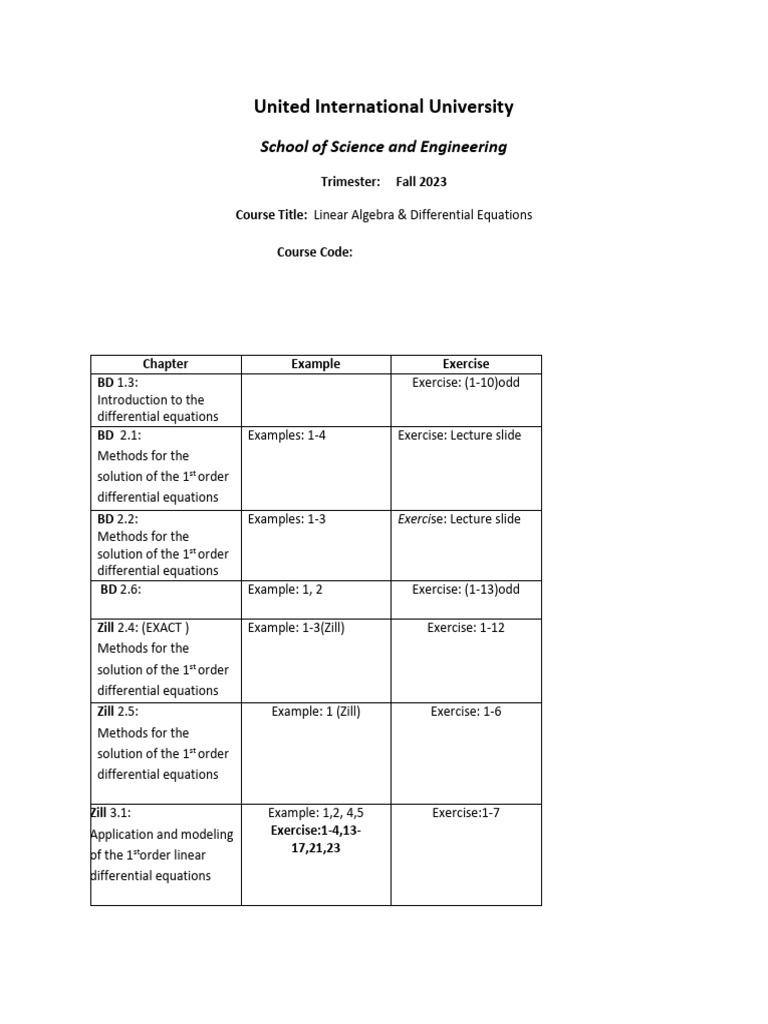 Rev Iew sheet-2105-EEE, Fall-2023 | PDF