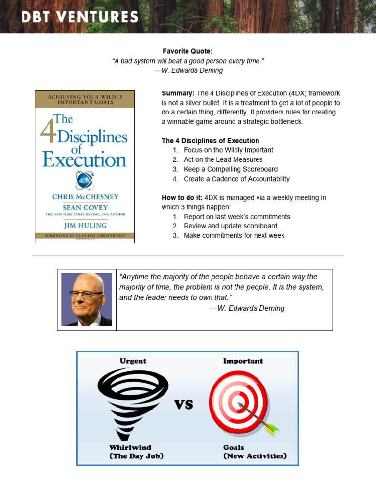 The 4 Disciplines of Execution | PDF | Psychology | Behavioural Sciences