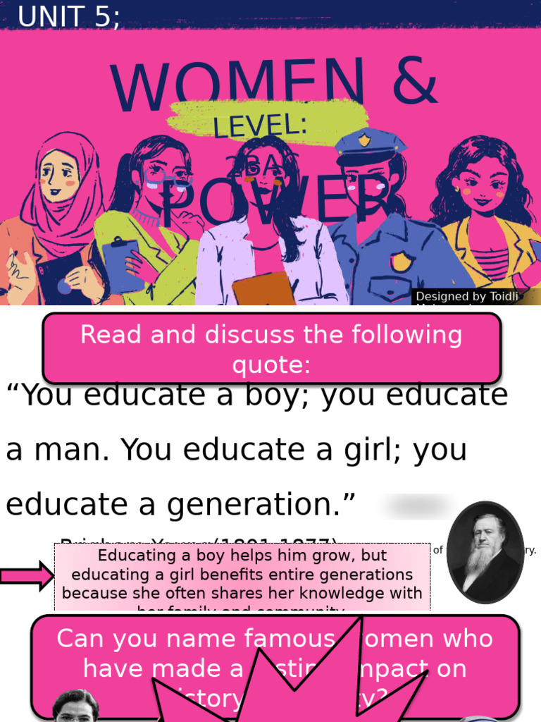 Women & Power (Introduction-Vocabulary) | PDF | Gender Studies | Feminism