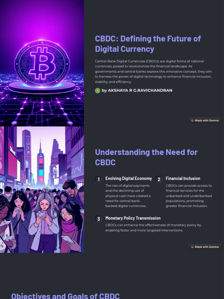 CBDC Defining The Future of Digital Currency | PDF | Central Banks ...