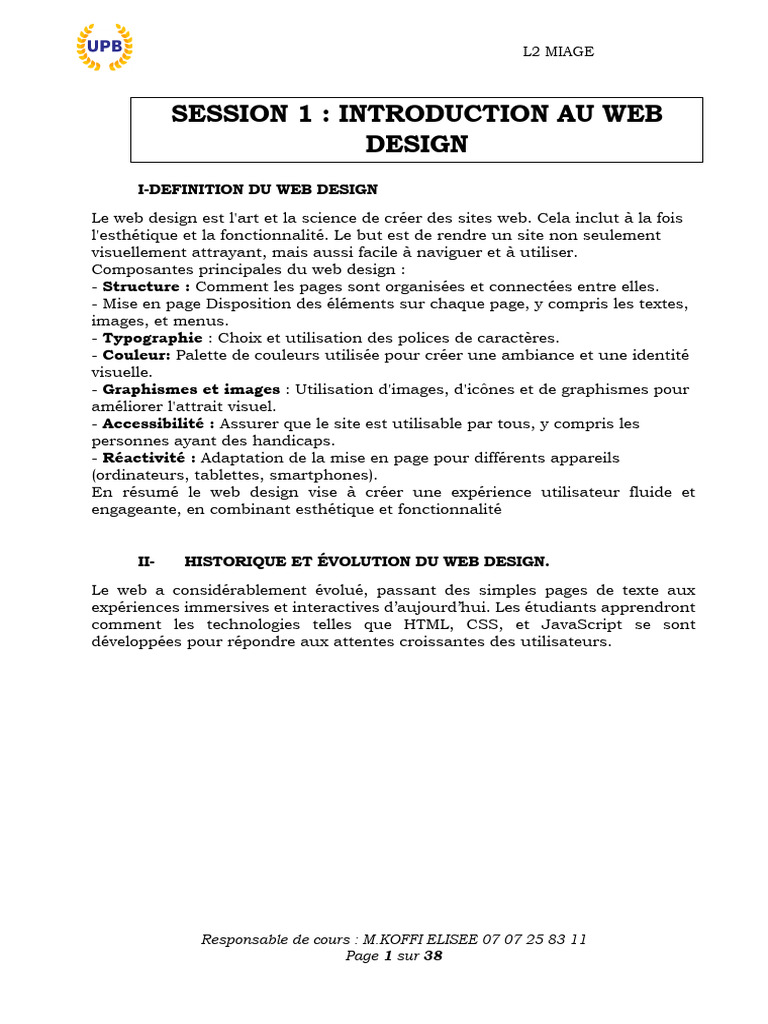 Introduction au Web Design et UI/UX | PDF | Bootstrap (Front End ...
