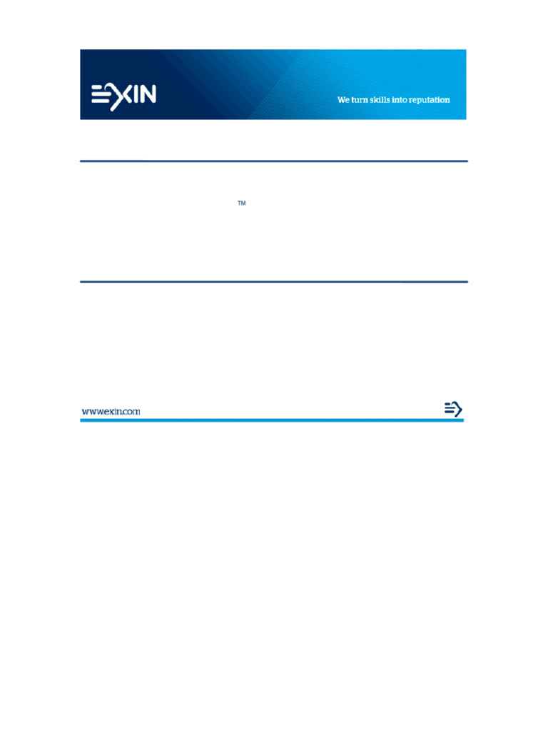 EXIN SIAM™ Foundation_CoachingReport | PDF