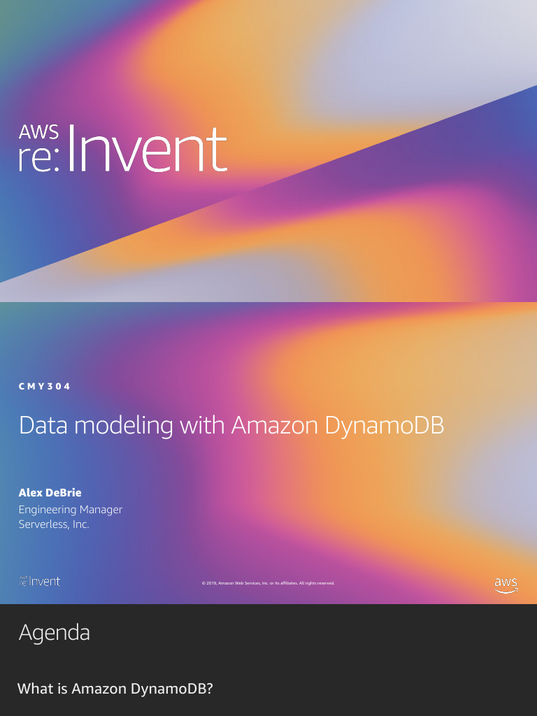 Data_modeling_with_Amazon_DynamoDB_CMY304 | PDF | Information Technology | Computing
