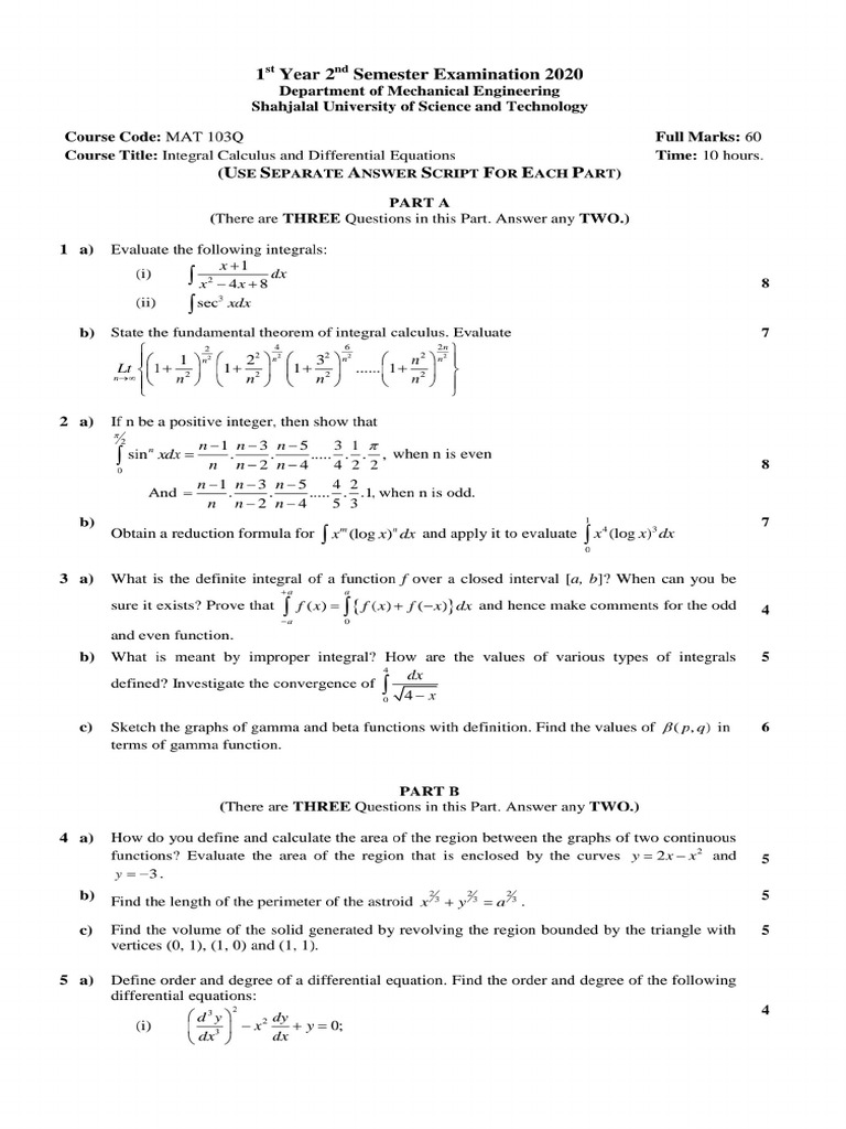 Semester Final 2020 | PDF