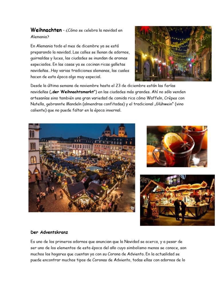 Weihnachten in Deutschland | PDF | Navidad | Adviento