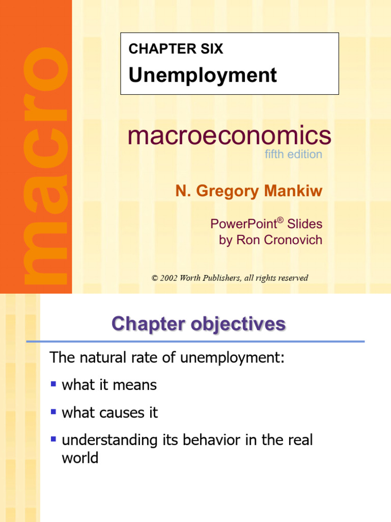 Chap 6 (Unemployment)[1] | PDF | Unemployment | Macroeconomics