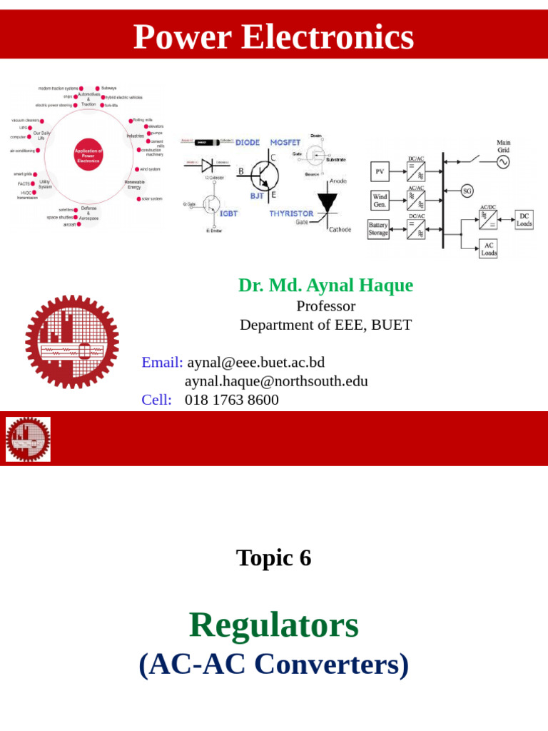 AC-AC Converter Regulators Explained | PDF | Alternating Current ...