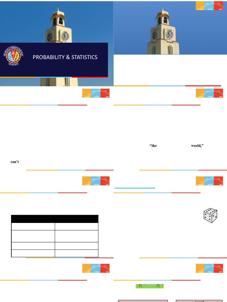 Probability & Statistics | PDF | Odds | Probability