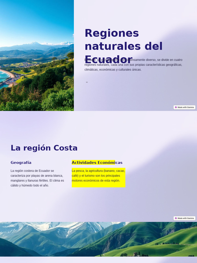 Regiones-naturales-del-Ecuador | PDF
