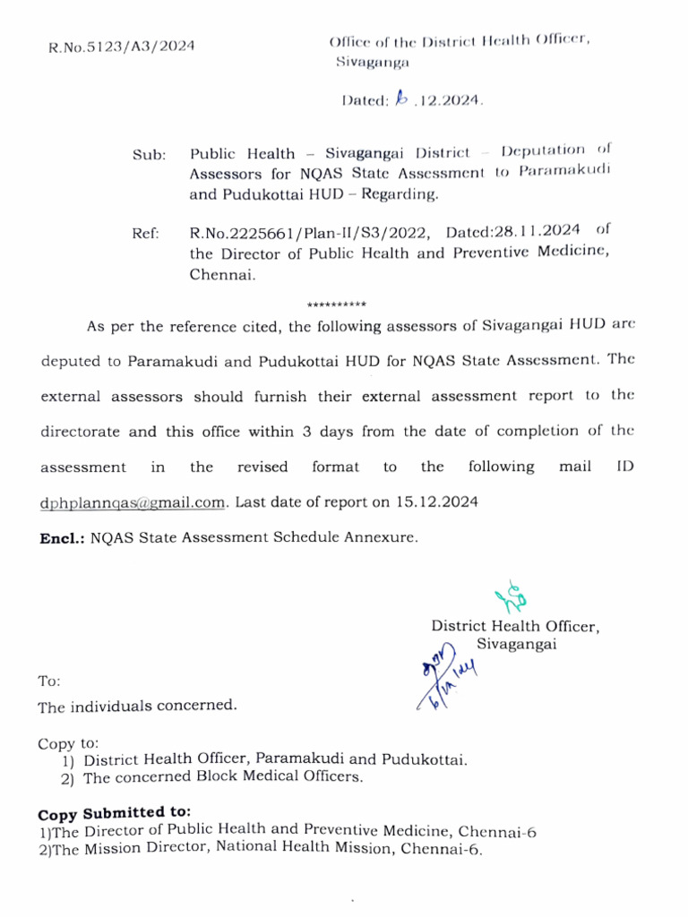 nqas state assment | PDF