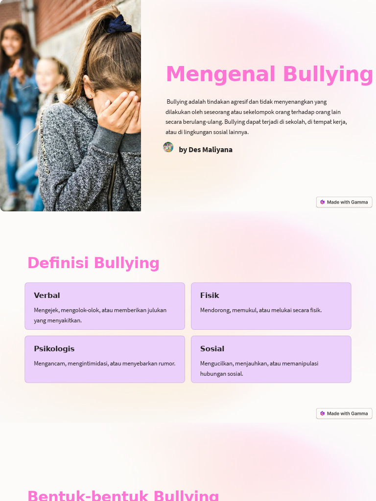 Mengenal Bullying | PDF