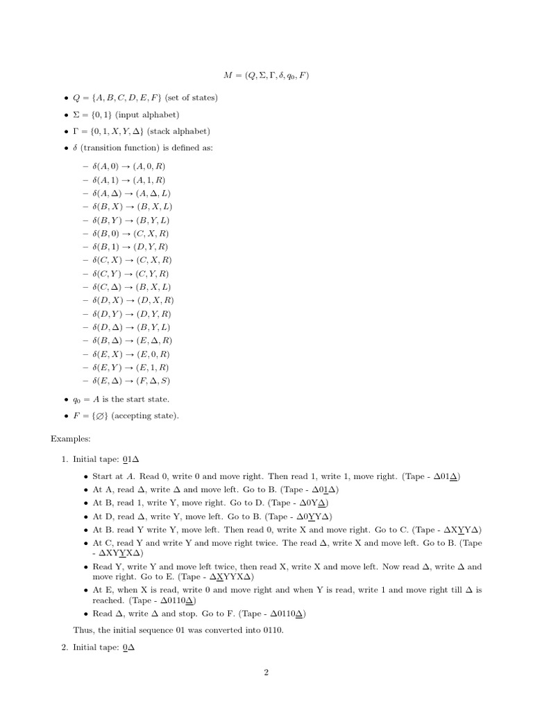 Automata Assignment 2-2-7 | PDF | Formalism (Deductive) | Computability Theory