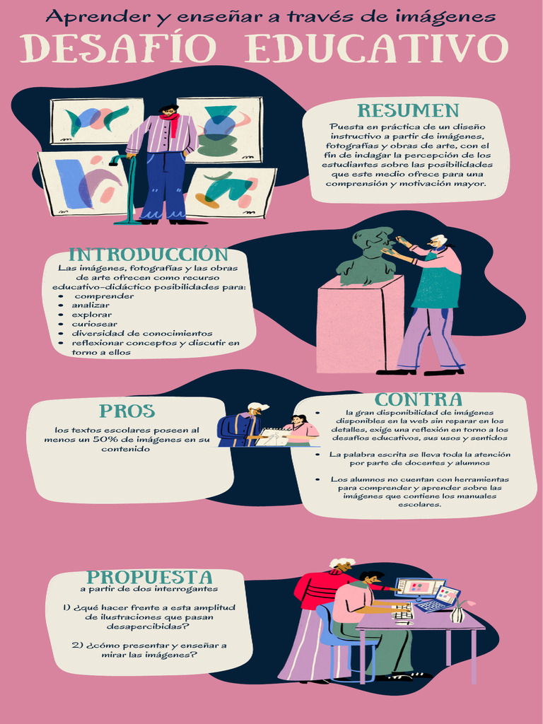Infografía desafio educativo - cipa | PDF | Aprendizaje | Enseñando