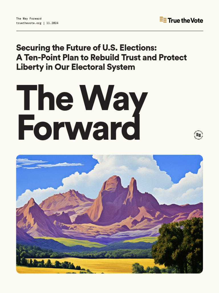 The Way Forward 11.25 | PDF | Electronic Voting | Elections