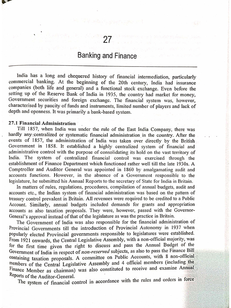 Banking and Finance | PDF