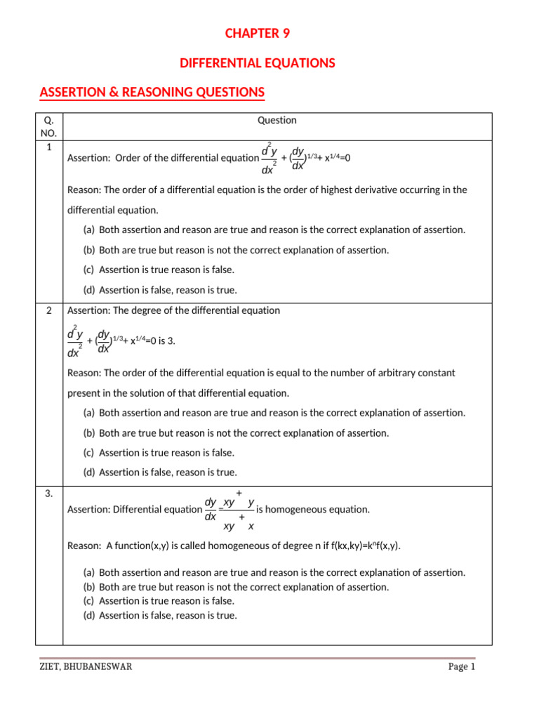 CH 9 ARQ_DIFFER.EQN | PDF | Equations | Mathematical Analysis