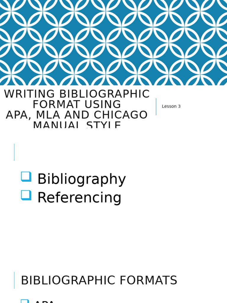 Modole-3-Bibliography (1) | PDF | Bibliography | Citation
