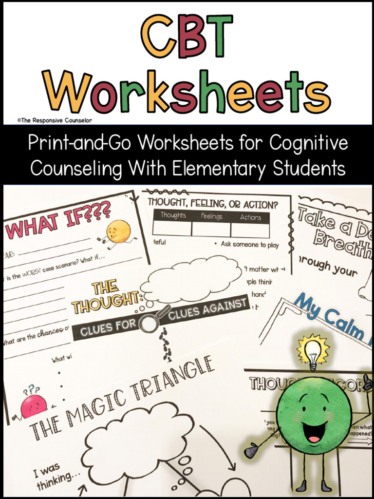 CBT Worksheets - For - Elementary | PDF | Feeling | Emotions