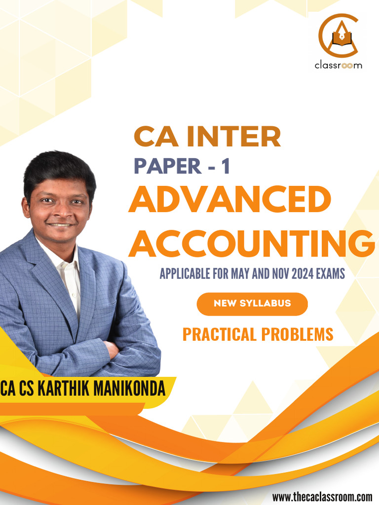 ADV ACC MAIN MATERIAL | PDF | Dividend | Financial Statement