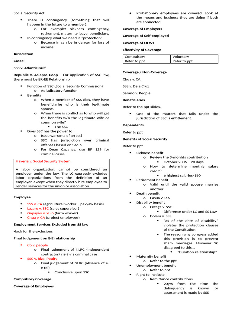 Social Legislation | PDF | Employment | Social Security (United States)
