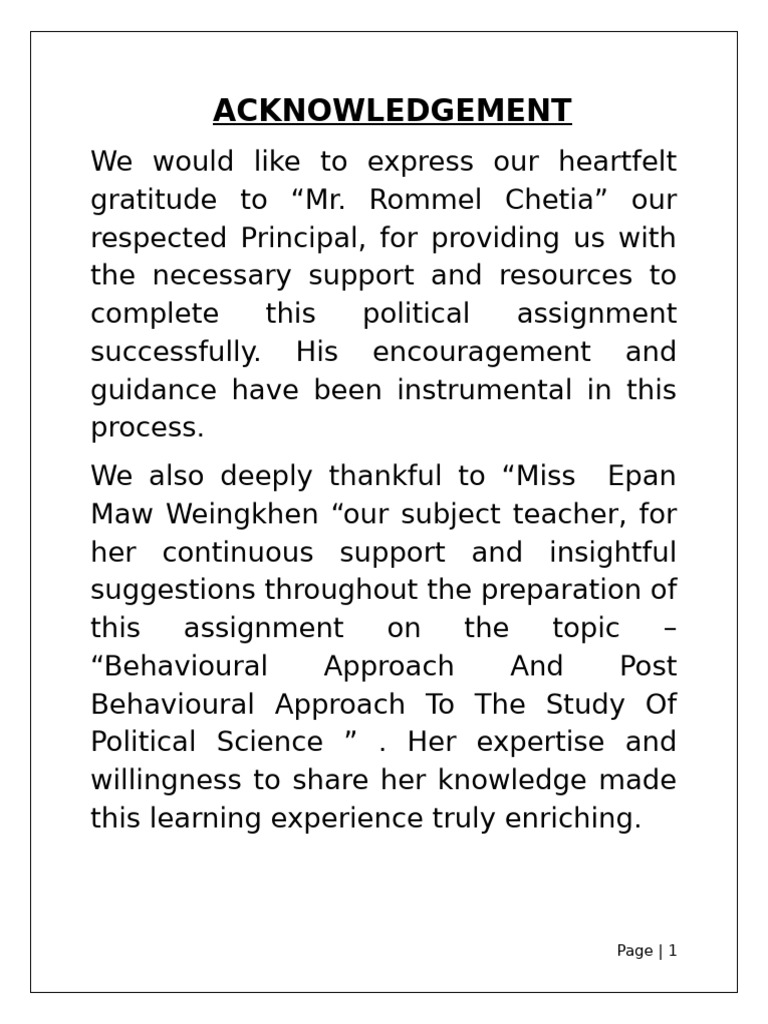 Political Science Assignment | PDF | Methodology | Science