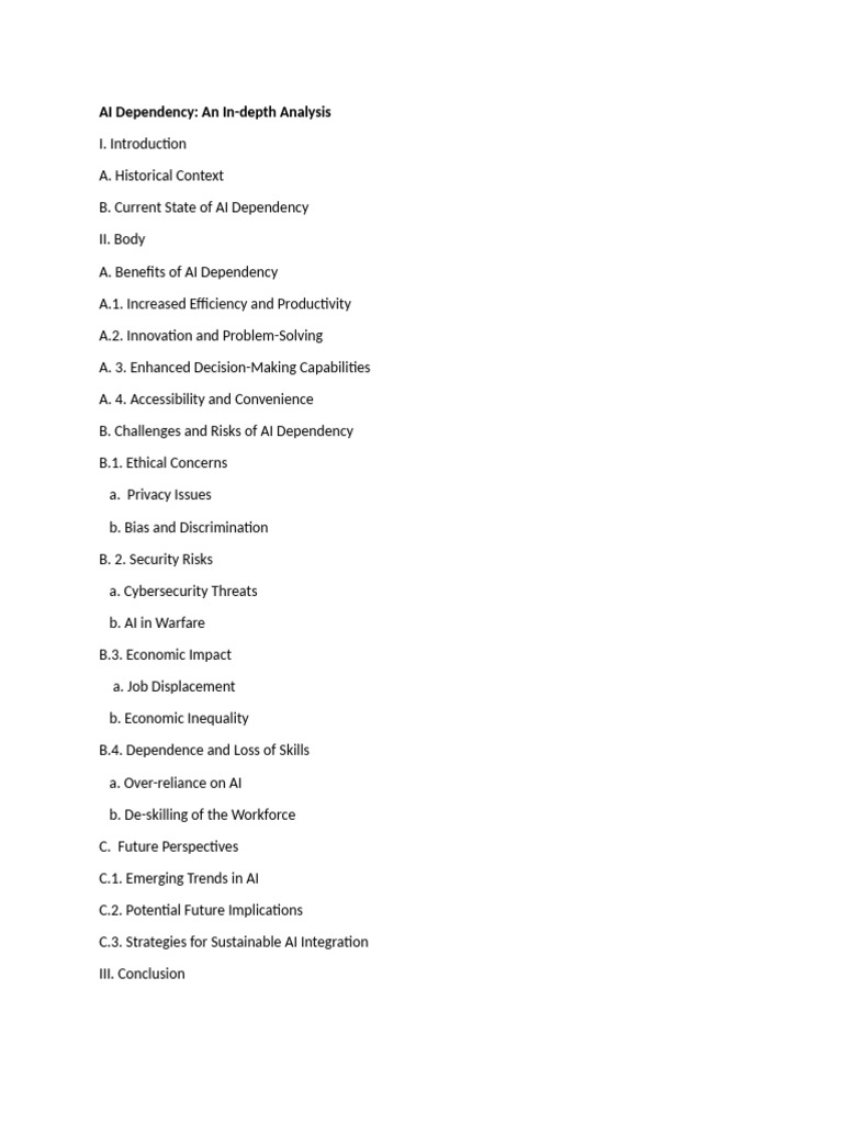 AI Dependency | PDF