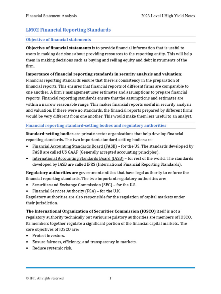 L1 FS02 High Yield Notes | PDF | Financial Statement | International ...