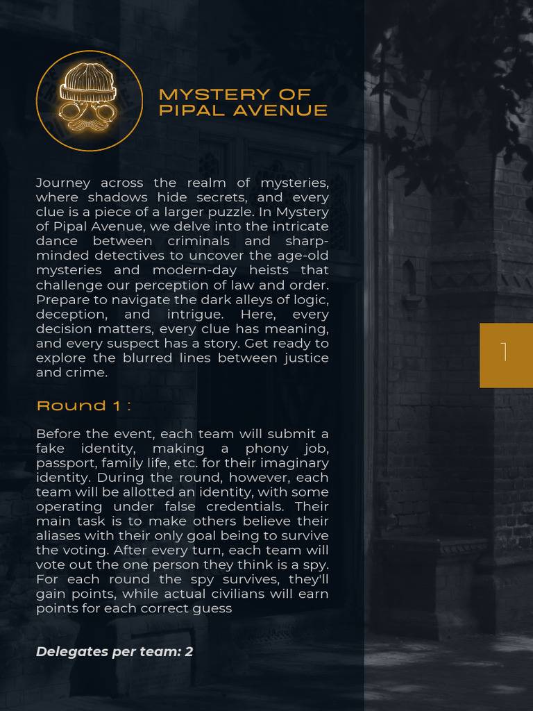 ACSEC IX Mystery of Pipals Avenue Study Guide | PDF | Forensic Science