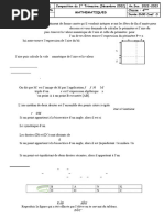 Devoir de mathématiques 5ème 2024-2025 | PDF | Mathématiques ...