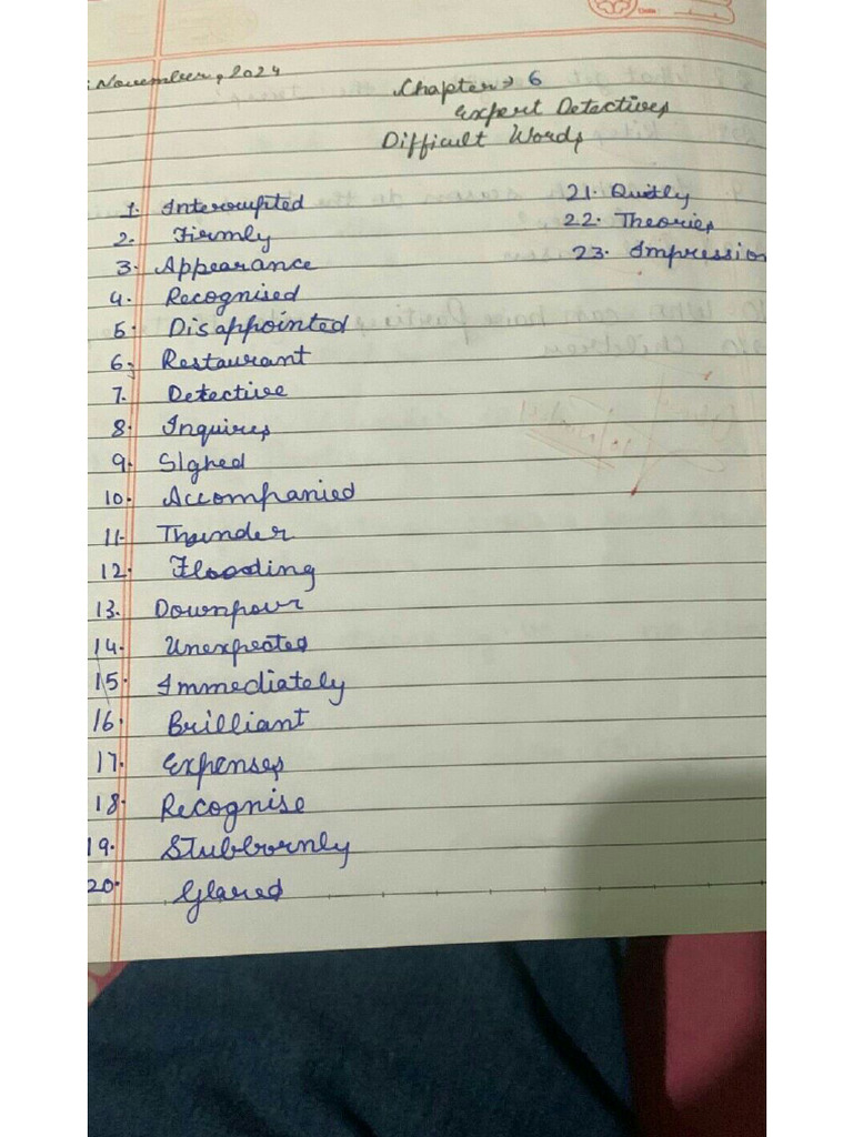 Chapter 6 Expert Detectives Class 7th | PDF