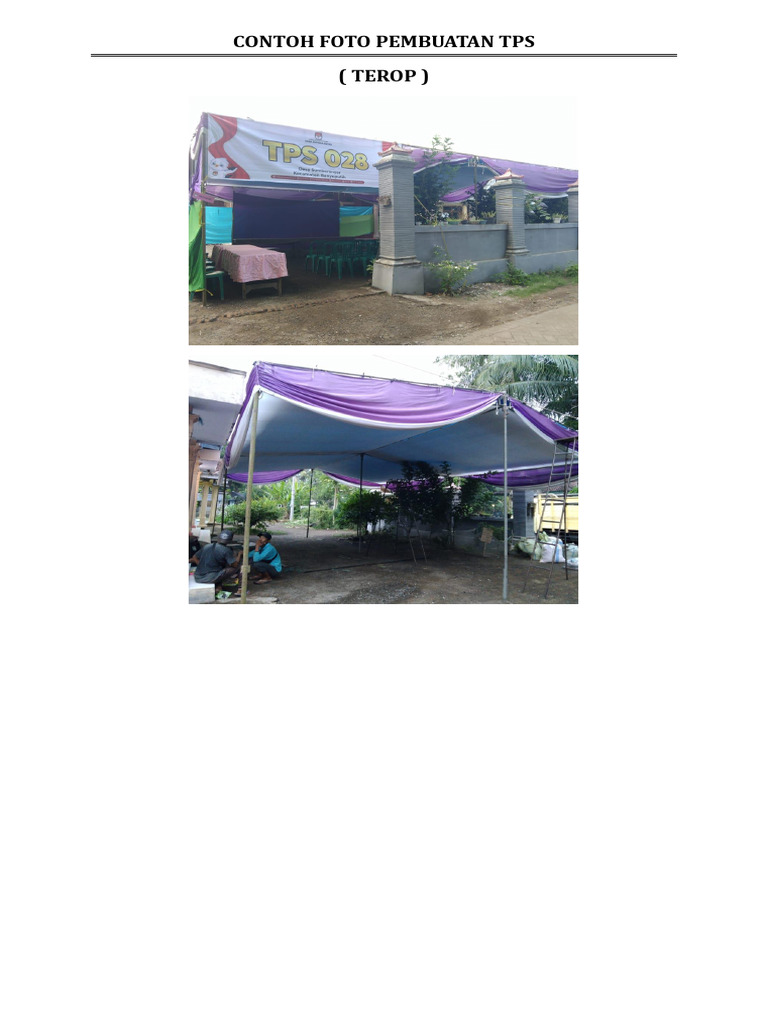 Contoh Foto Terop | PDF