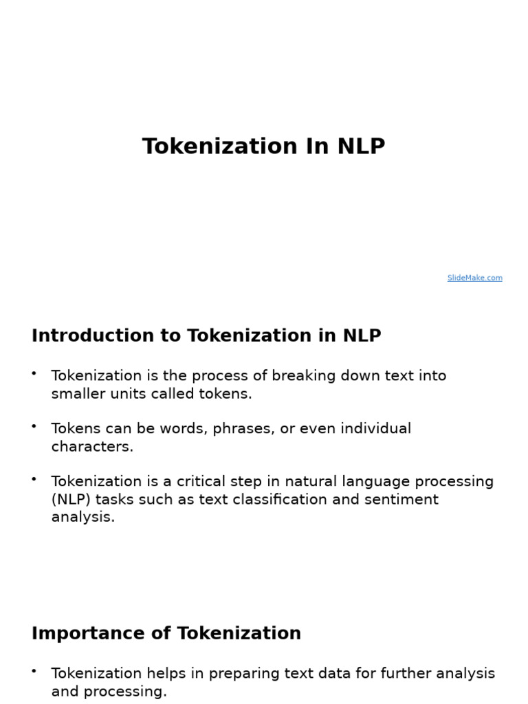 Tokenization in NLP | PDF | Learning | Human Communication