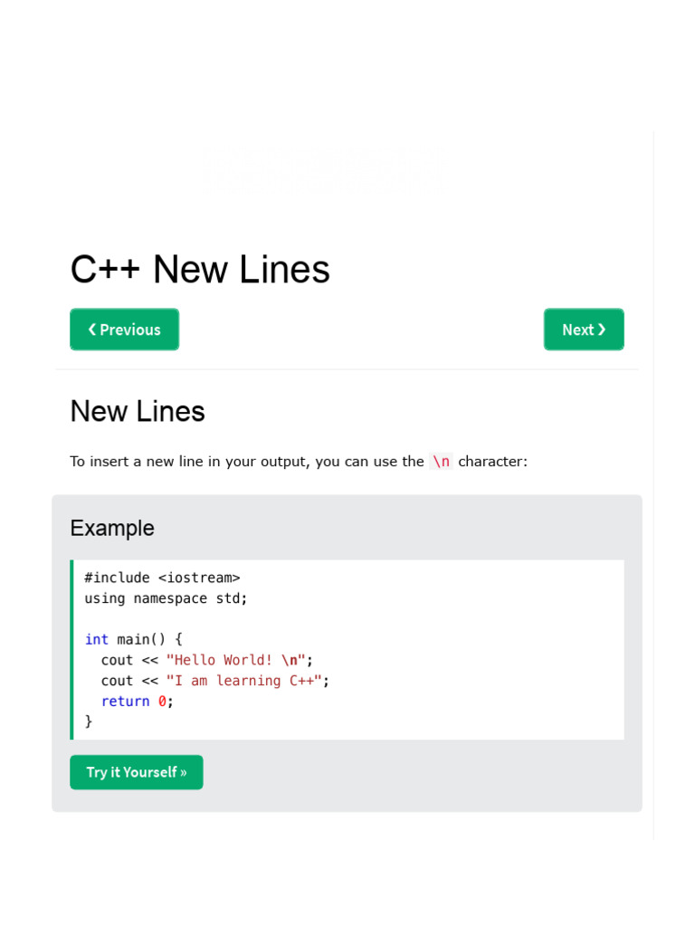C New Lines Pdf Namespace Object Computer Science 3321