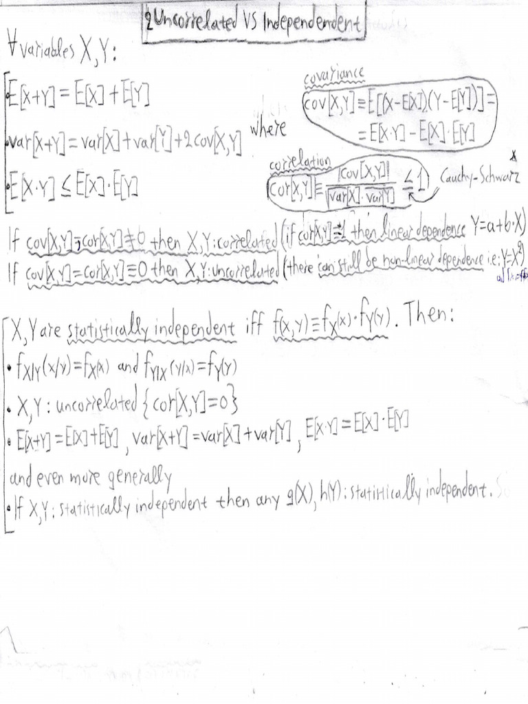 2b Uncorrelated Vs Independent Variables Pdf