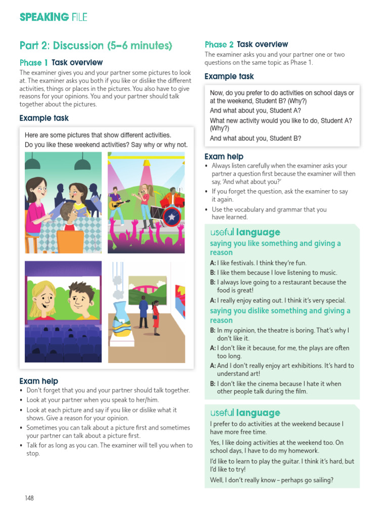 Gold Exp A2 Speaking Part 2 | PDF