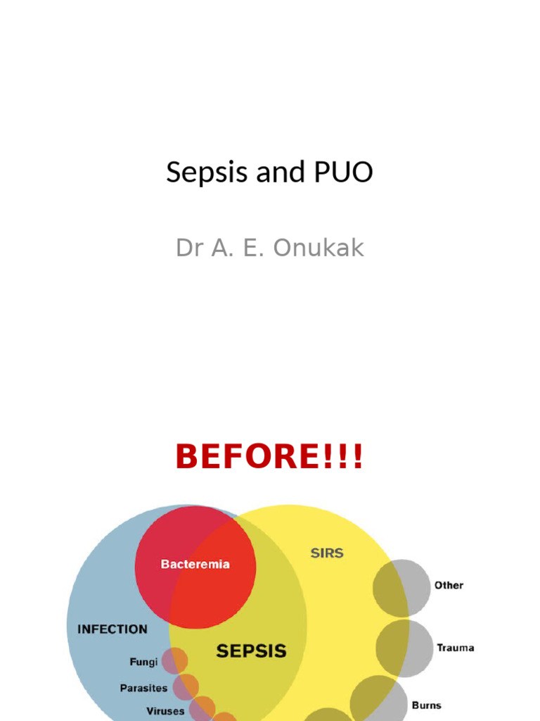 Sepsis and PUO (2) | PDF | Sepsis | Epidemiology