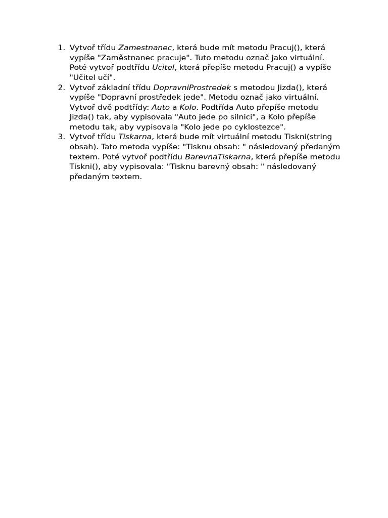 Prepisovani Ulohy | PDF